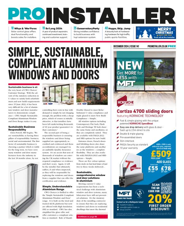 December 2024 – Issue 141 | Pro Installer